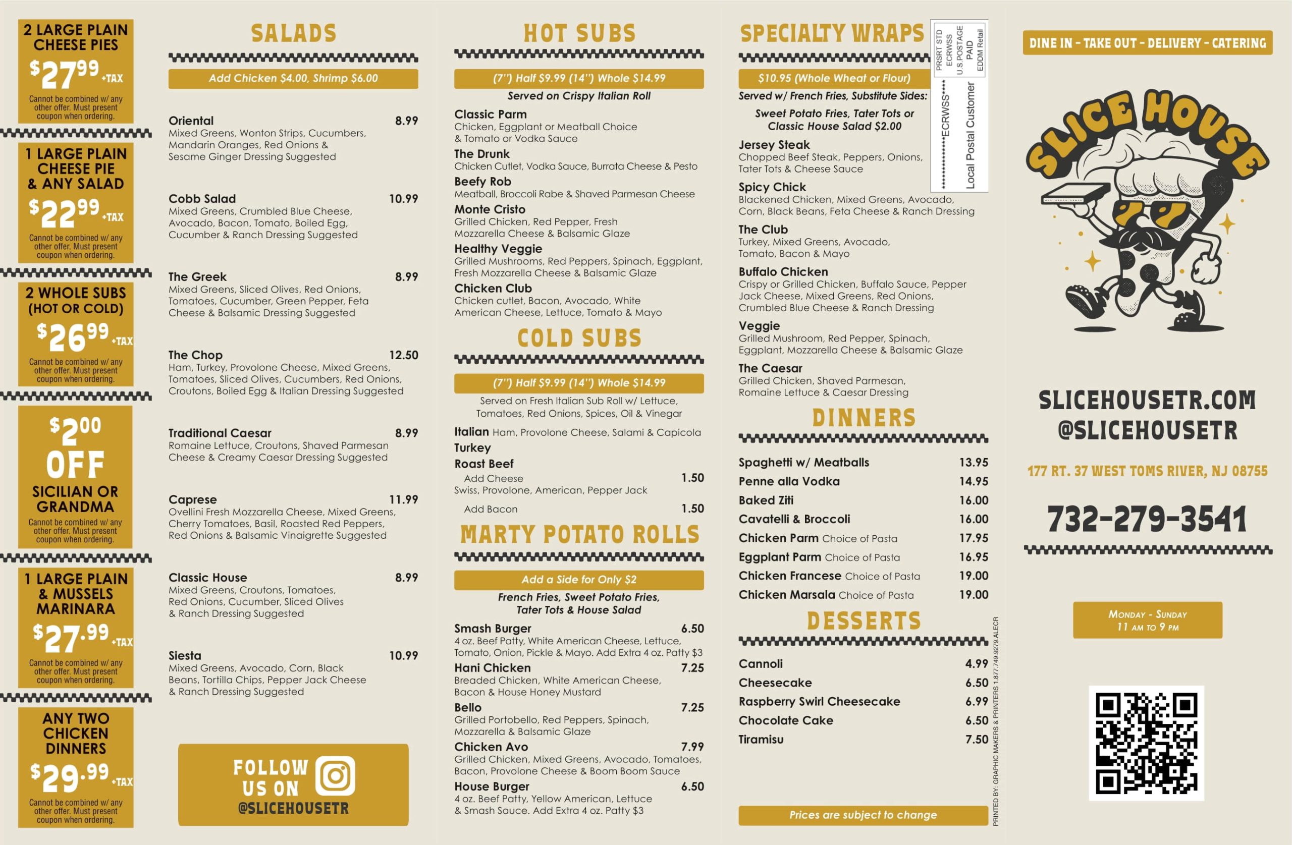 Slice House TR - NY style pies