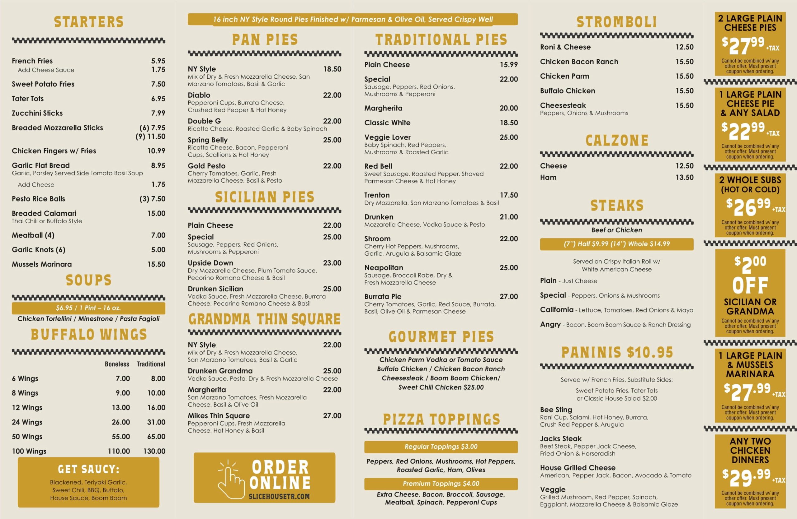 Slice House TR - NY style pies